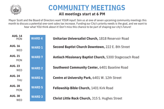 Community Meeting Ward 3 | City of Little Rock